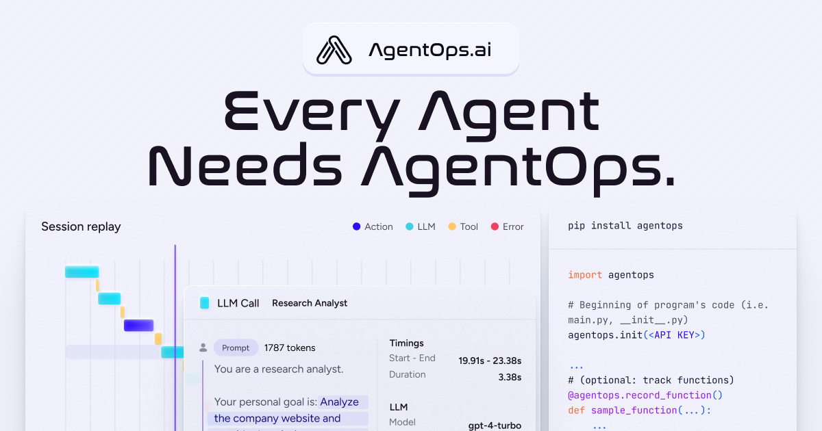 AgentOps | Autonomous Agents Hub